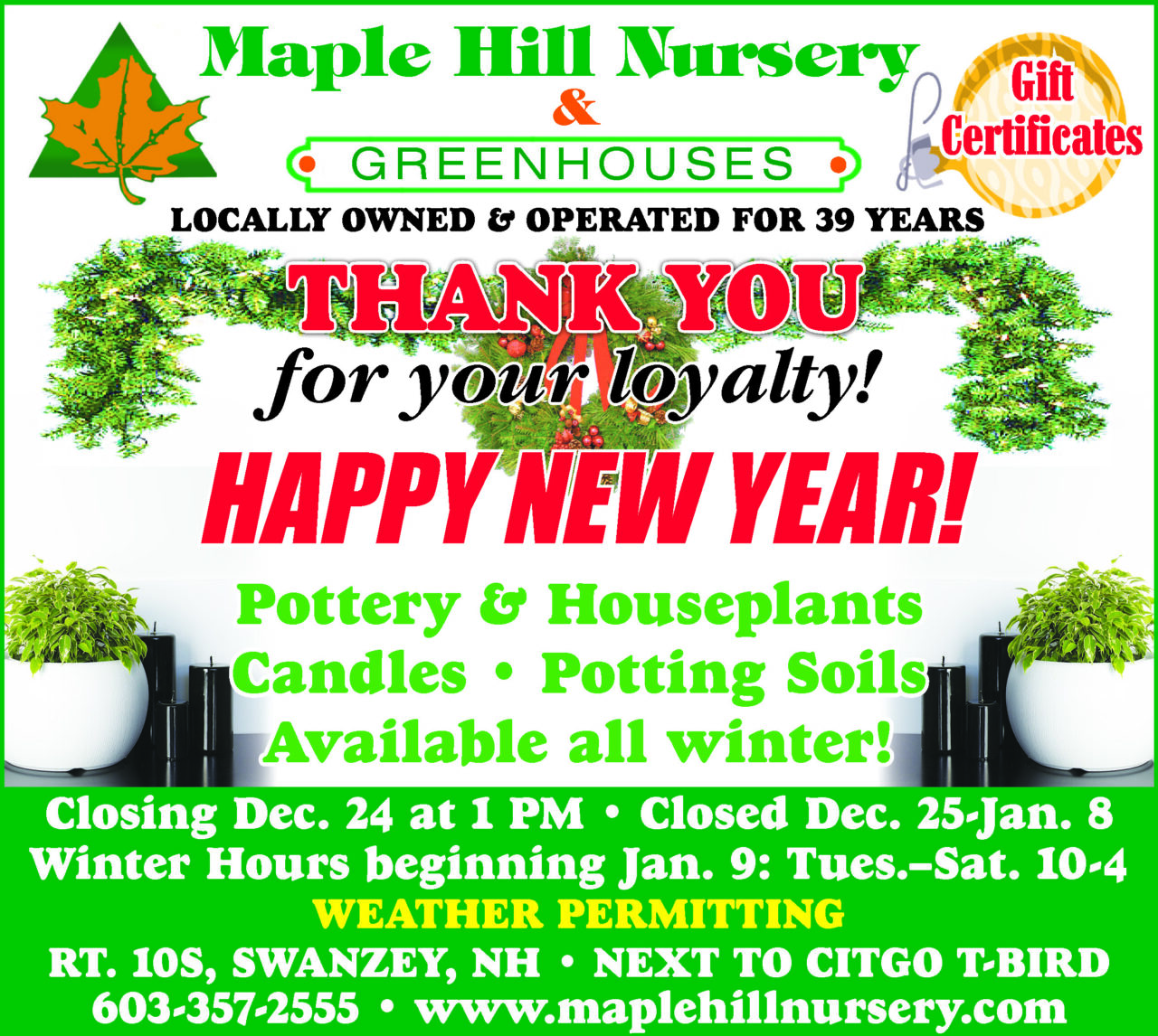 Current Specials | Maple Hill Nursery