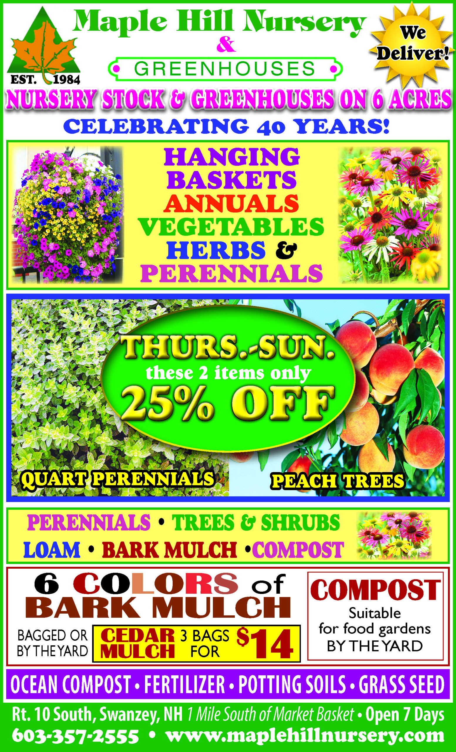 Current Specials | Maple Hill Nursery
